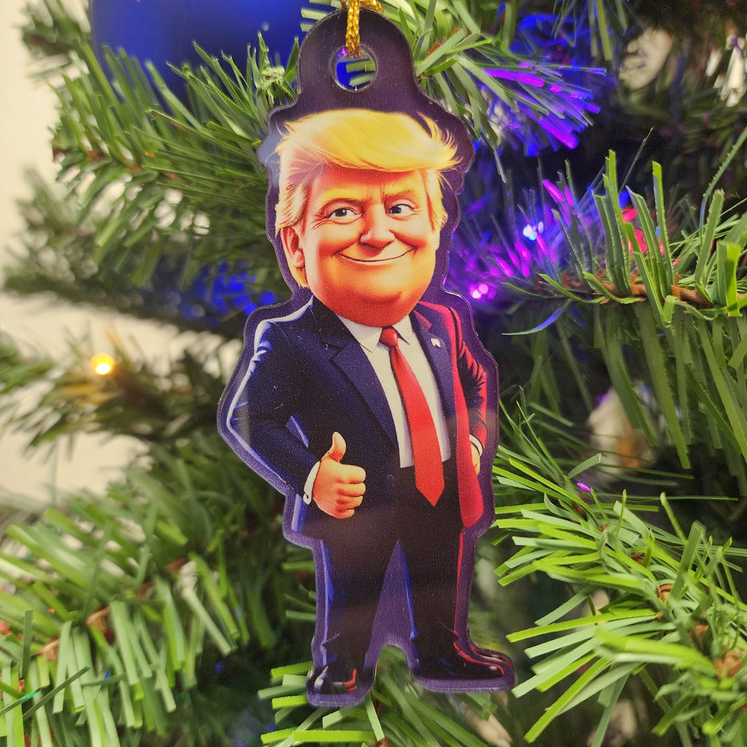 Donald Trump Christmas Ornament 2024 - MAGA Ornament Great Christmas ...