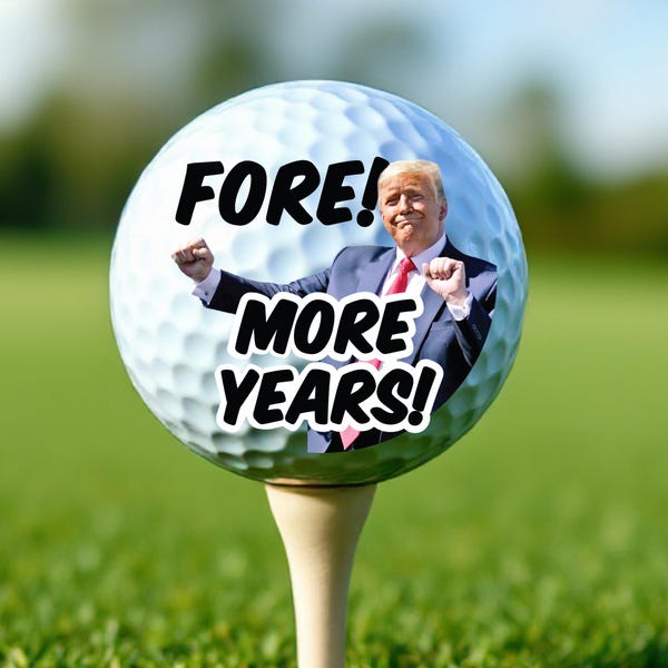 Donald Trump Golf Ball - Etsy