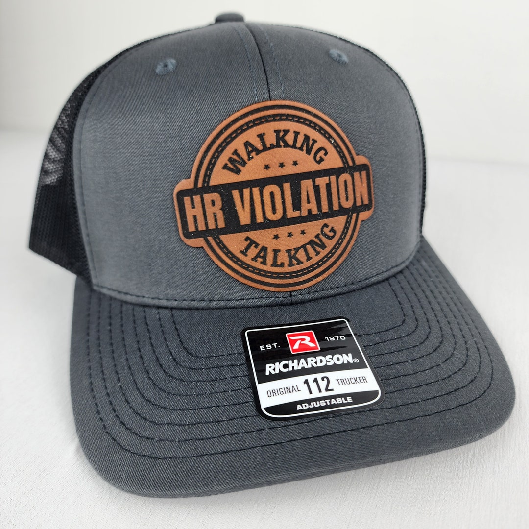 Walking Talking HR Violation Hat - Leather Patch Richardson 112 ...
