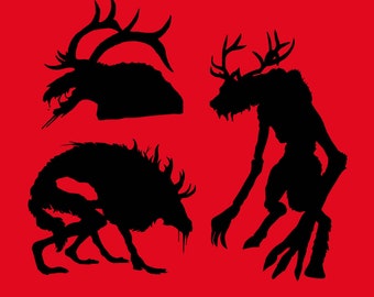 Wendigo Svg - Etsy Norway