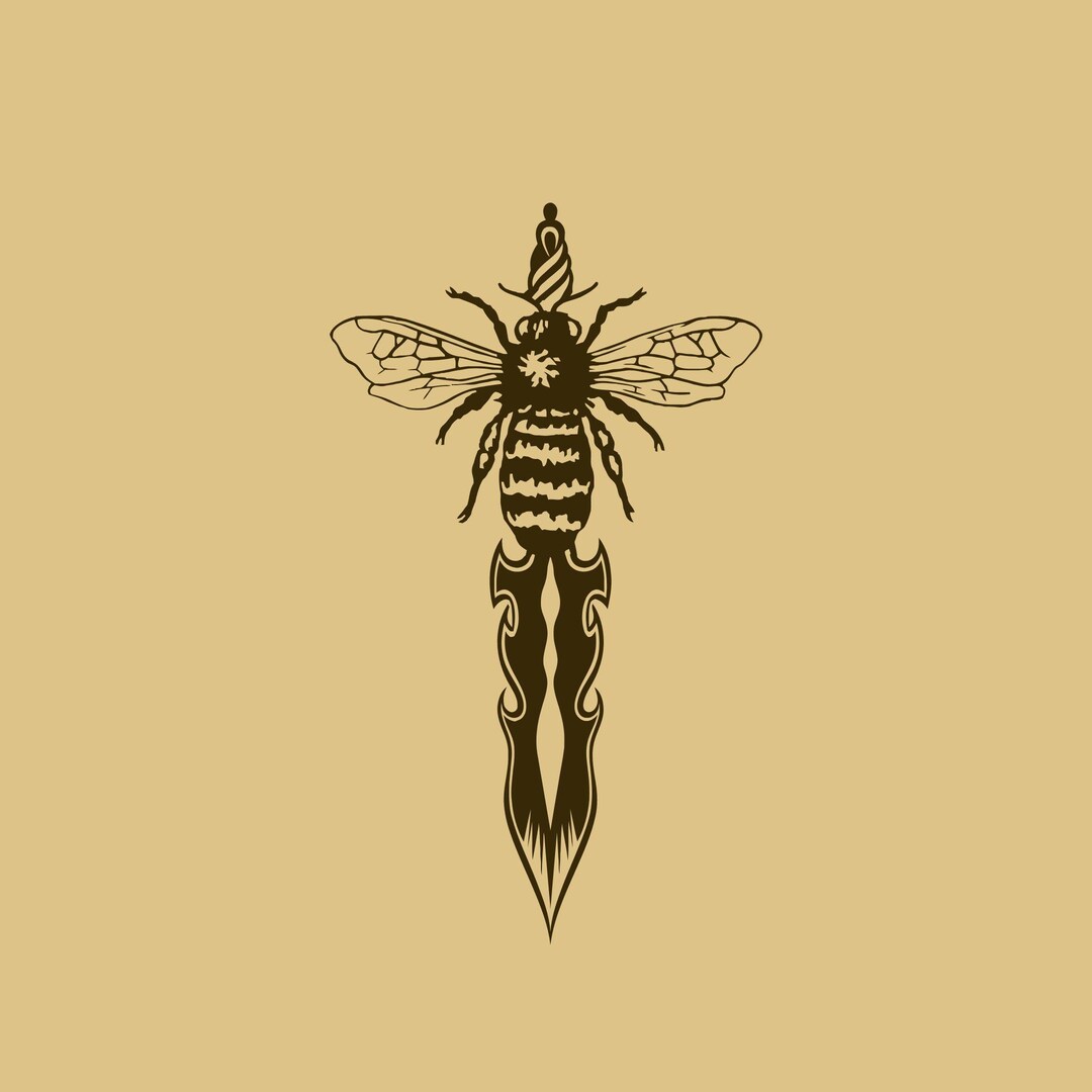Bee Dagger Cottagecore Fantasy Cottage Core Fairy Goth SVG, Psd, DFX ...