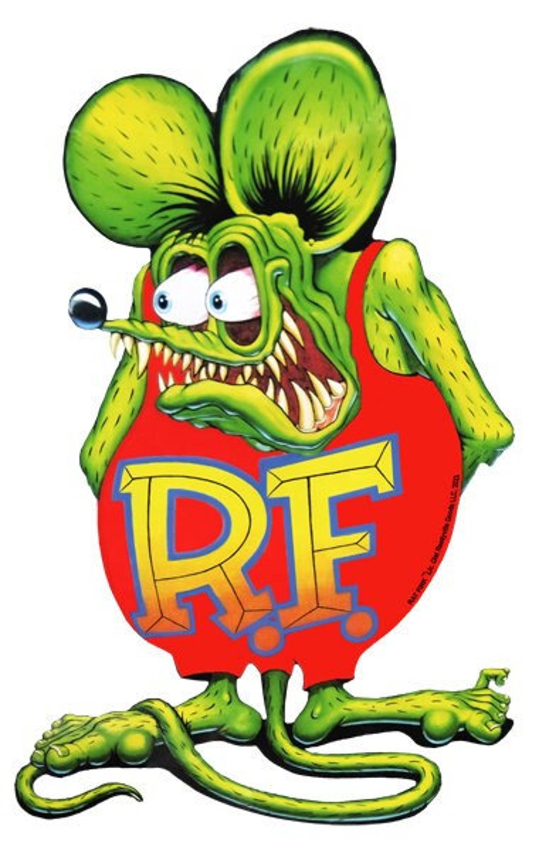 Rat Fink Cut Out Metal Sign by Ed Big Daddy Roth 5.5x9 - Etsy