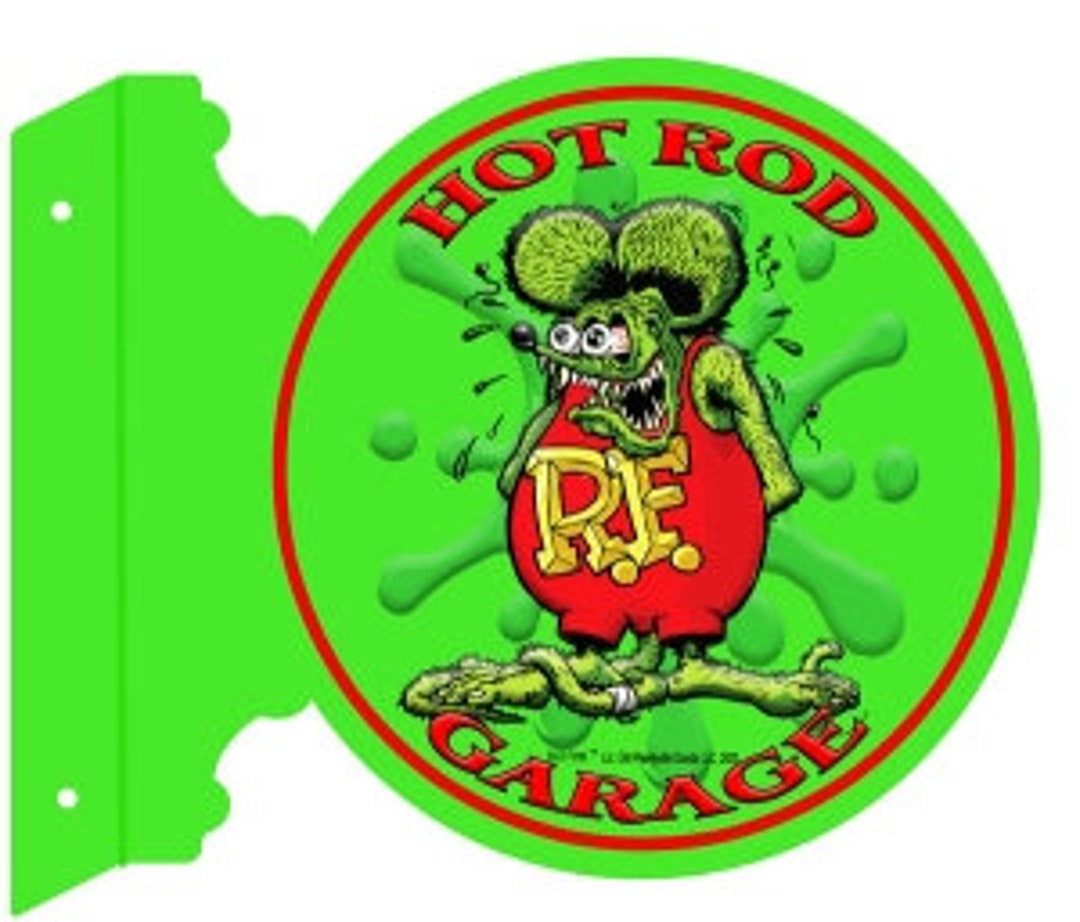 Rat Fink Flange Sign - Etsy
