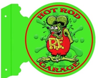 Rat Fink Head Cut Out Metal Sign by Ed Big Daddy Roth 15x16 - Etsy