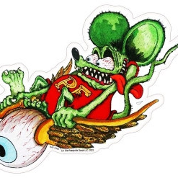 Rat Fink Sticker - Etsy