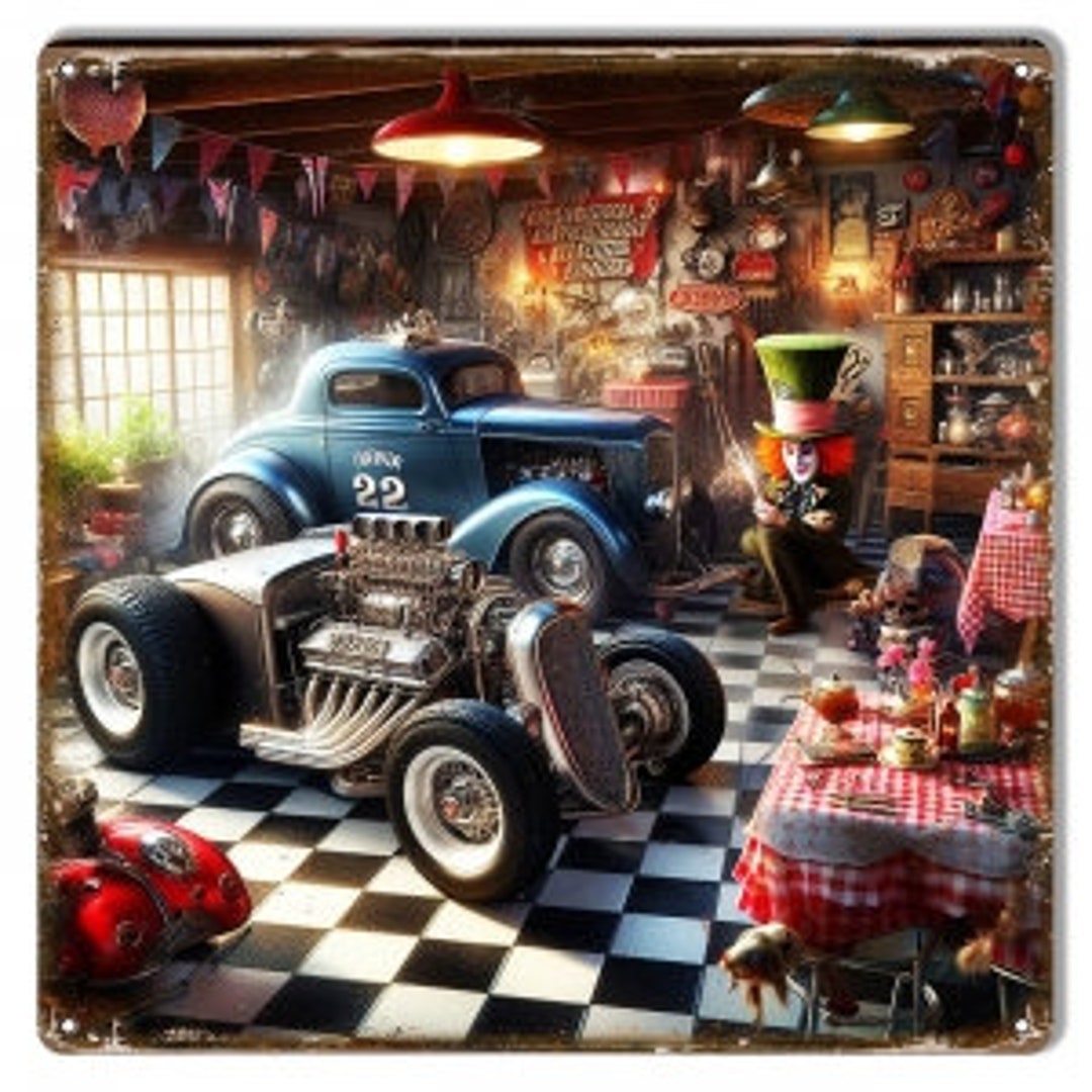 Mad for Hot Rods 12"x12" Steel Sign - Etsy