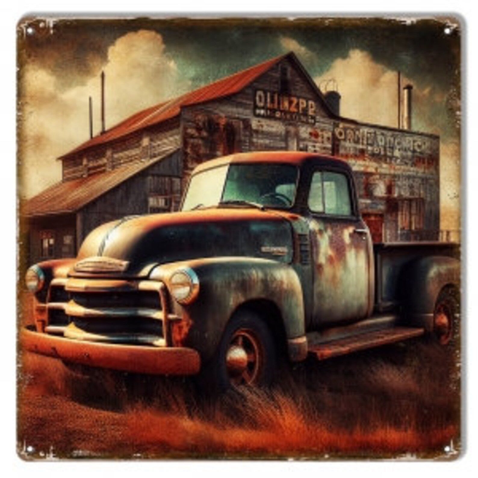 Old Ford 12"x12" Steel Sign. - Etsy