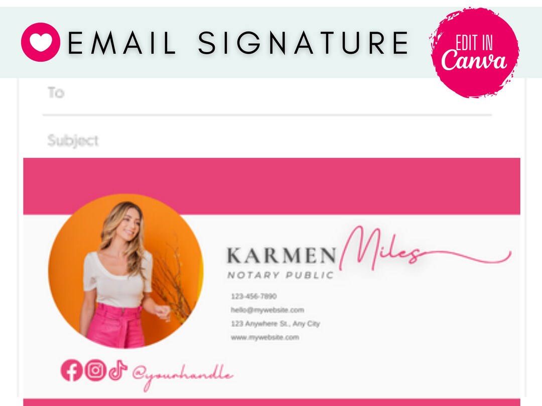 Notary Digital Email Signature Notary Notary Public Notary Signing ...