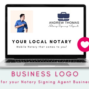 Notary Business Logo Editable Notary Logo Notary Notary - Etsy