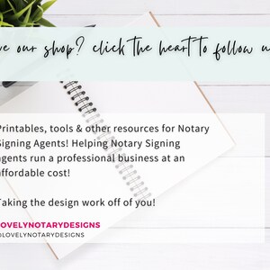 Notary Invoice Editable Notary Invoice Notary Marketing - Etsy