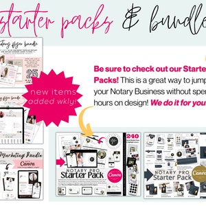 Notary Logo Bundle of 20 | Logo Bundle | Notary Logos | Notary Business ...