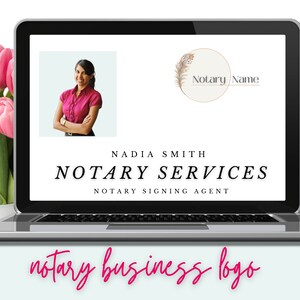 Customizable Canva Notary Logo Includes 3 Designs | Notary Business ...