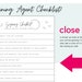 Notary Signing Checklist Notary Printable Notary Tools Notary Notary ...