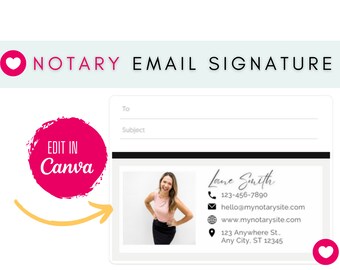 Notary Marketing Starter Pack Editable Notary Templates - Etsy