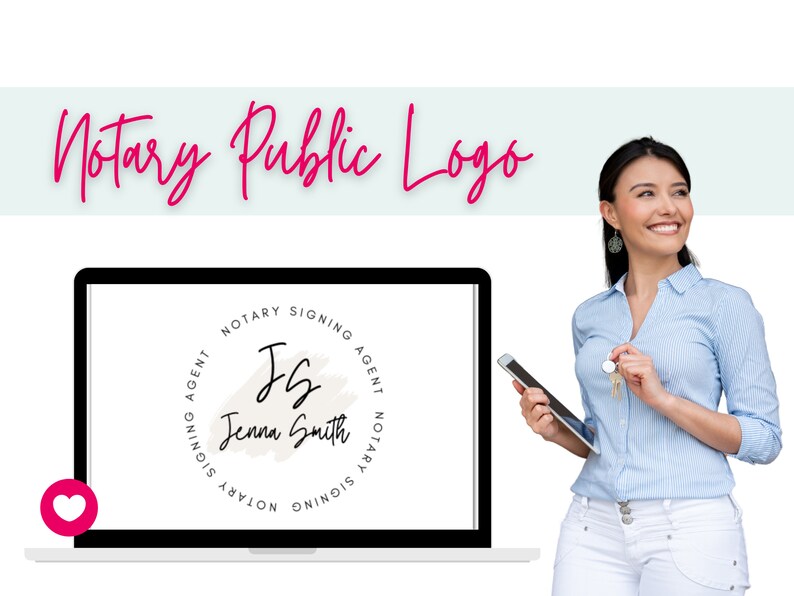 Notary Business Logo Editable Notary Logo Notary Notary - Etsy