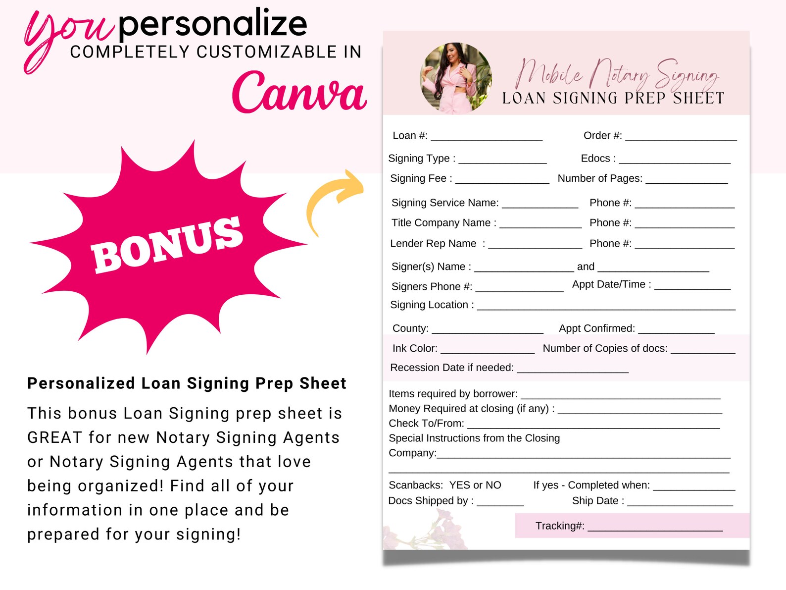 Notary Branding Bundle Notary Business Card Notary - Etsy