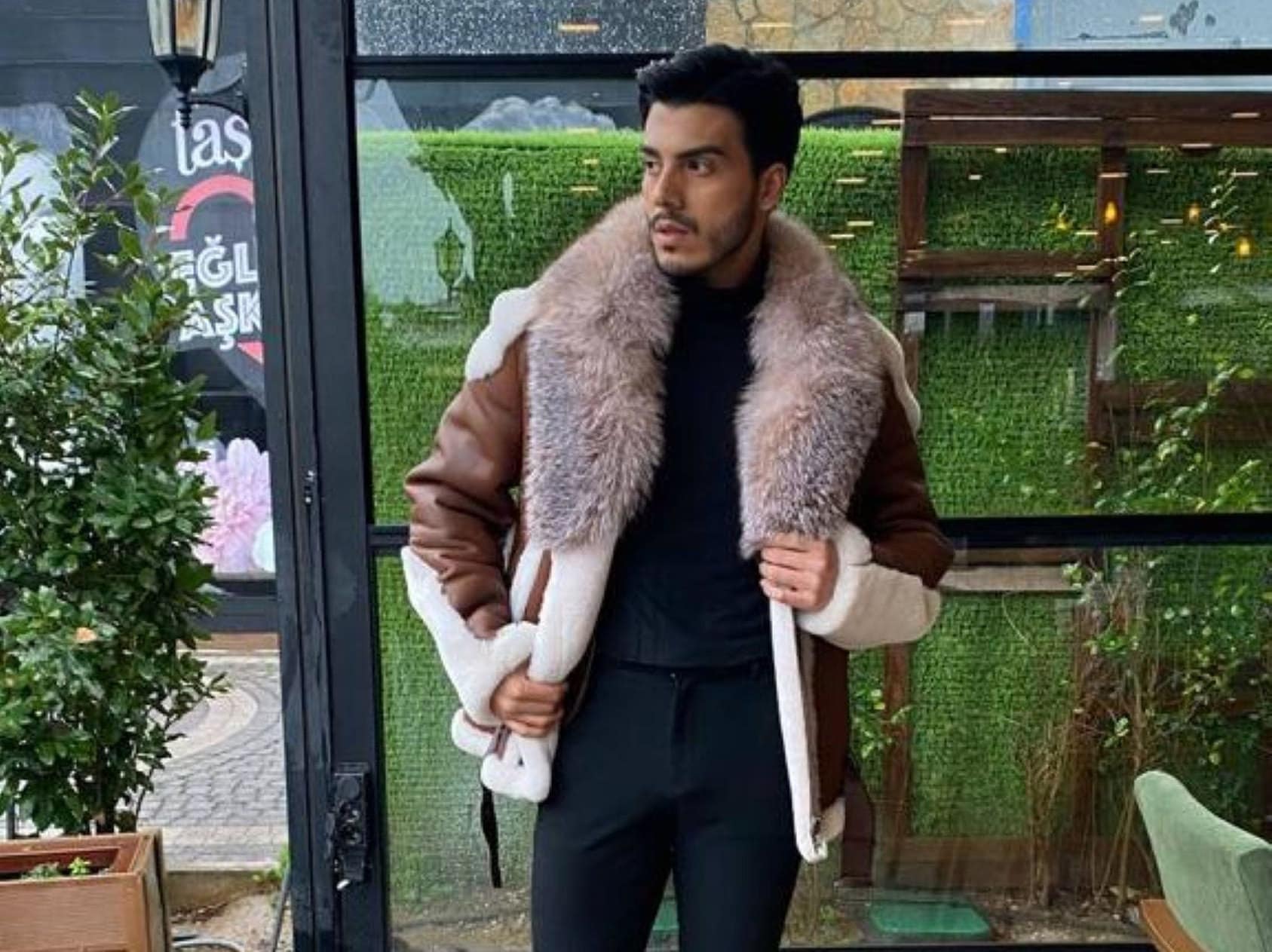 Brown Buttery Soft Lamb Shearling Coat With Natural Fox Fur - Etsy