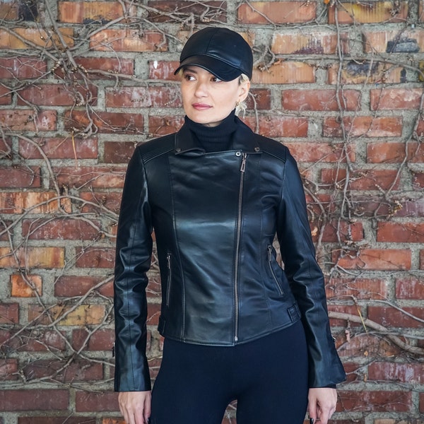Leather Jacket - Etsy