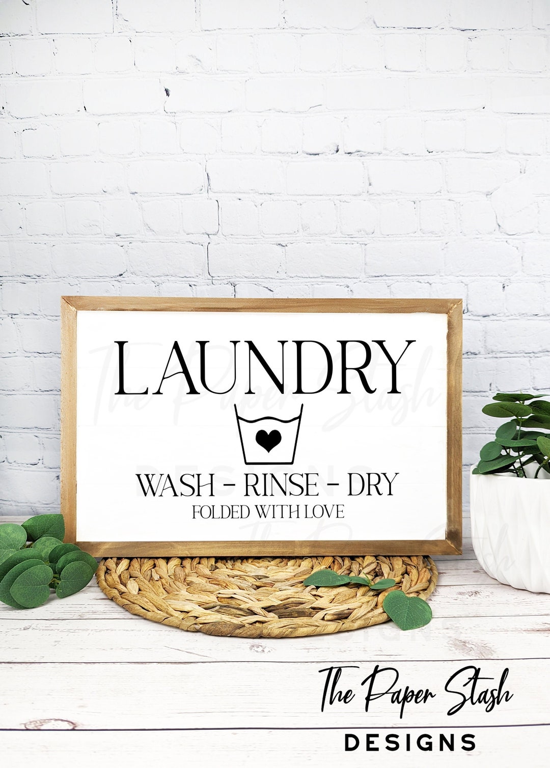 Laundry Sign SVG Svg Cut File Digital Design Laundry Room - Etsy