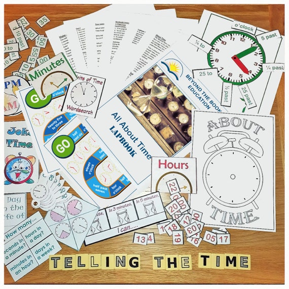 All About Time Lapbook - Etsy