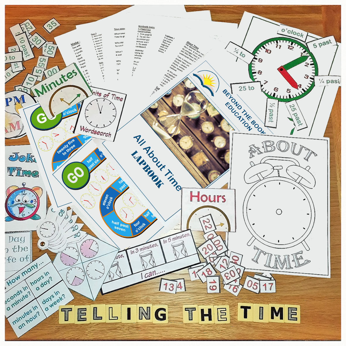 All About Time Lapbook - Etsy