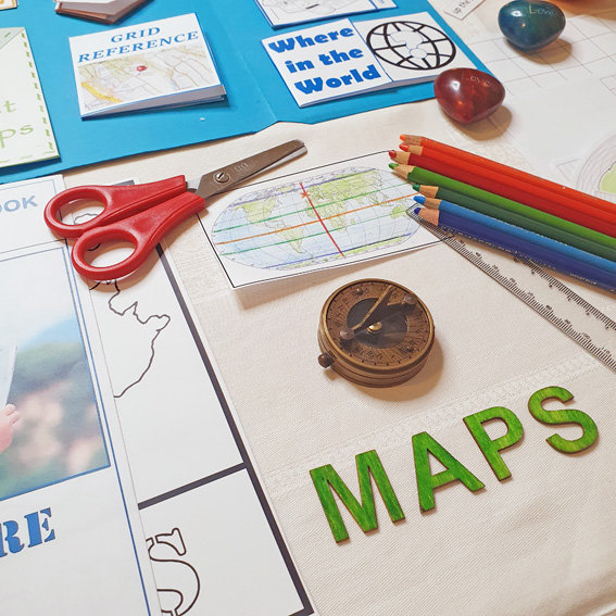 Let's Explore Maps Project Lapbook - Etsy