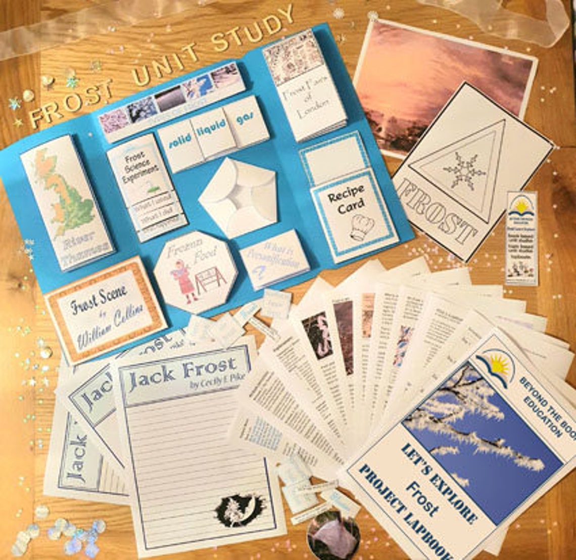 Let's Explore Frost Project Lapbook - Etsy
