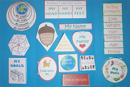 All About Me Lapbook - Etsy