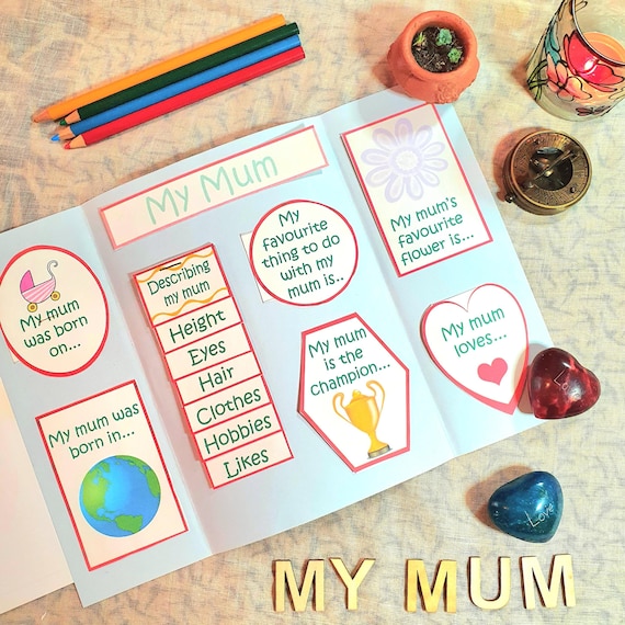 My Mum Mini Lapbook | Etsy