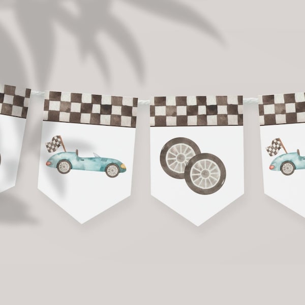 Car Birthday Banner - Etsy