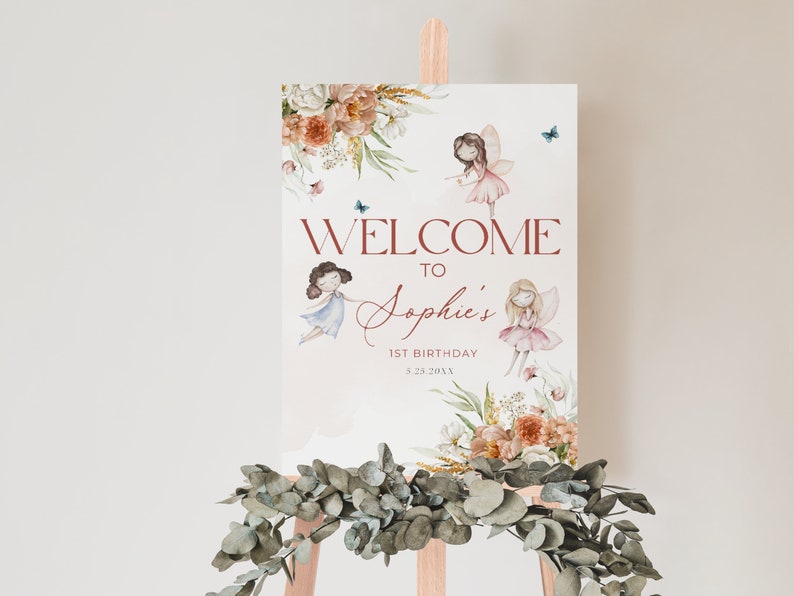 Welcome Fairy Sign Fairy Garden Decor Garden Fairy Outdoor - Etsy