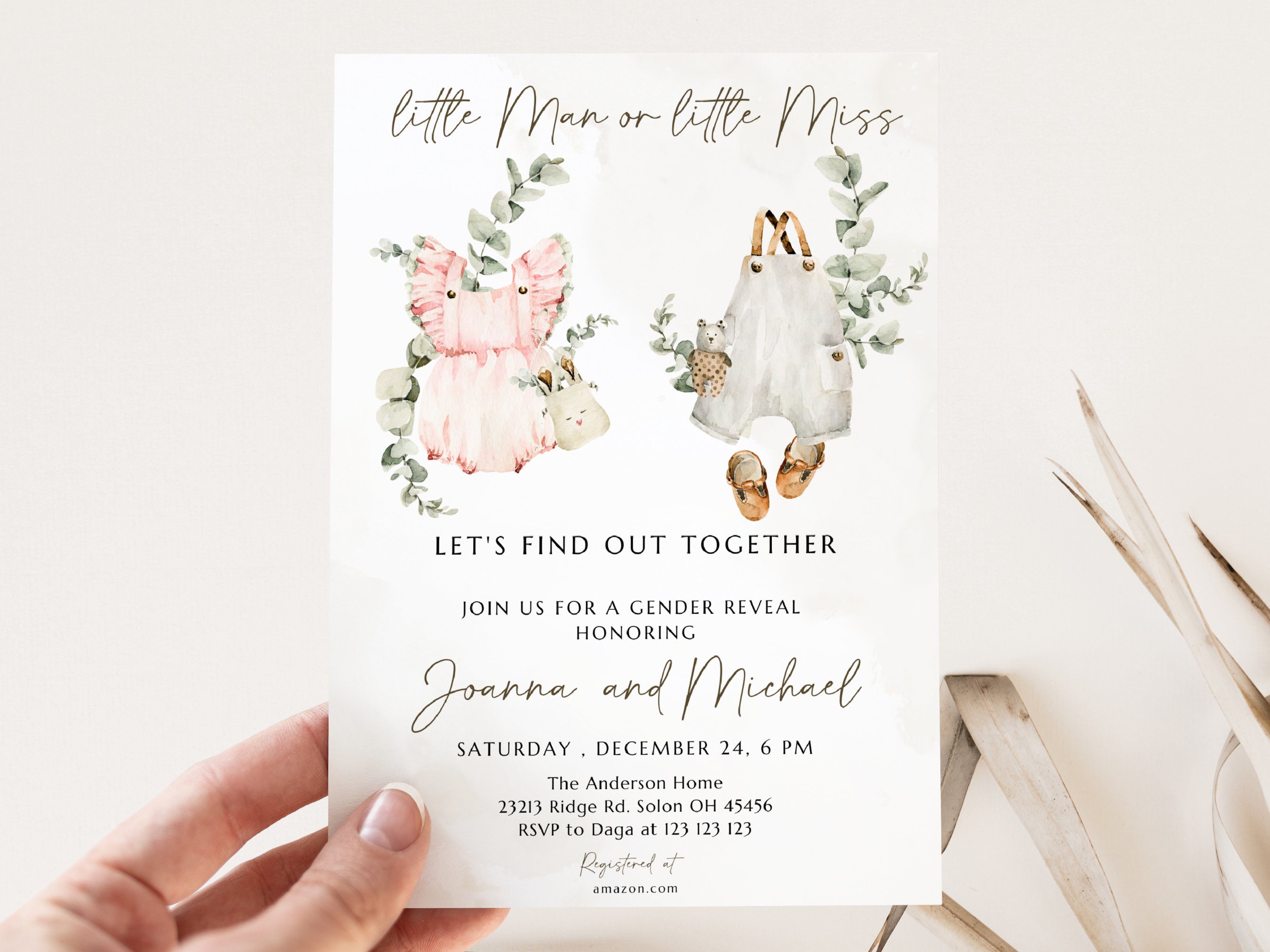 Welcome Sign Gender Reveal Rustic Gender Reveal Boho Gender - Etsy