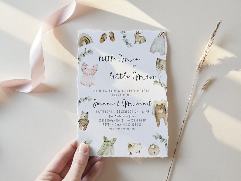 Gender Reveal Sign Welcome Sign Gender Reveal Rustic Gender - Etsy