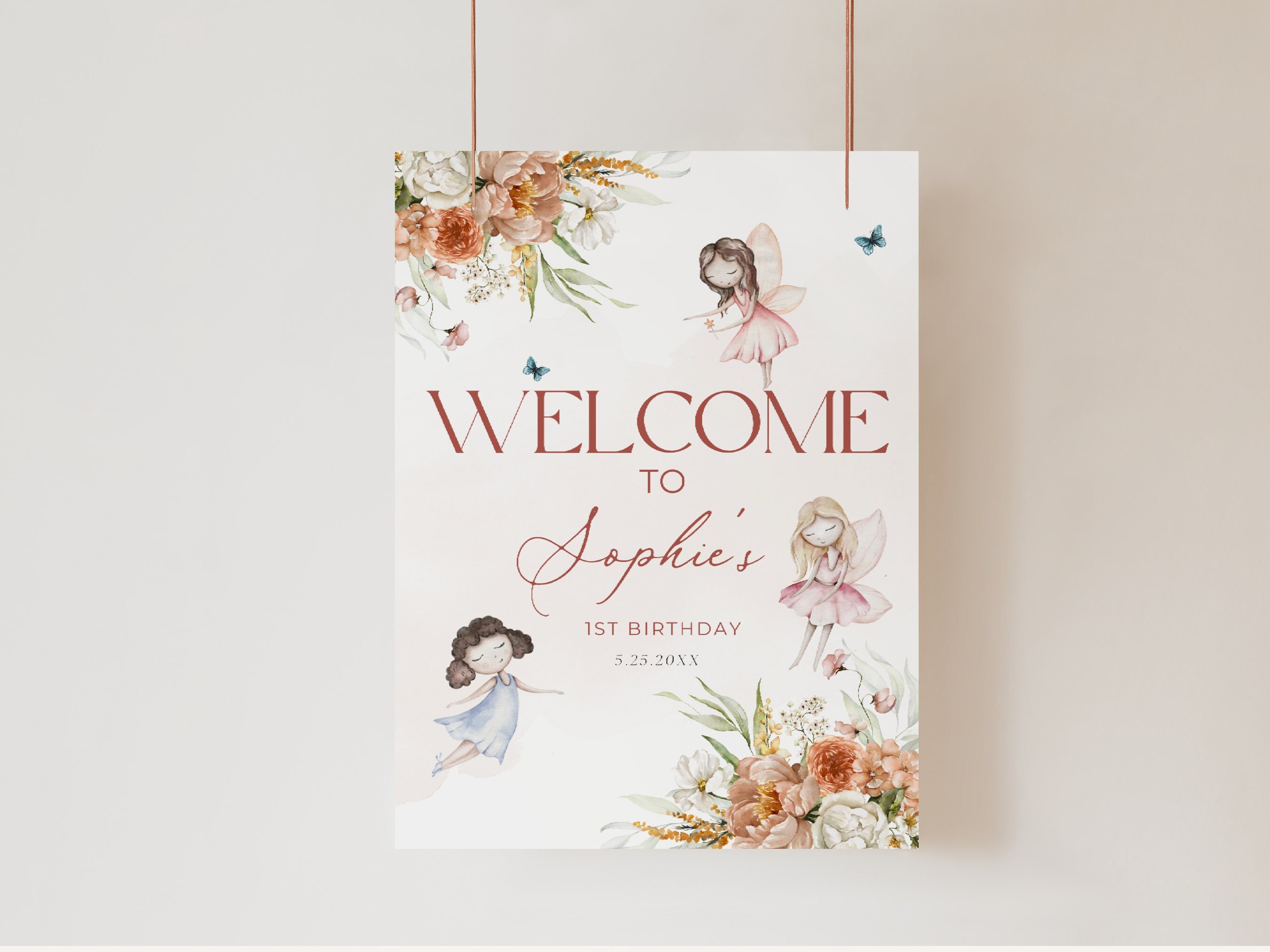 Welcome Fairy Sign , Fairy Garden Decor, Garden Fairy, Outdoor Fairy ...
