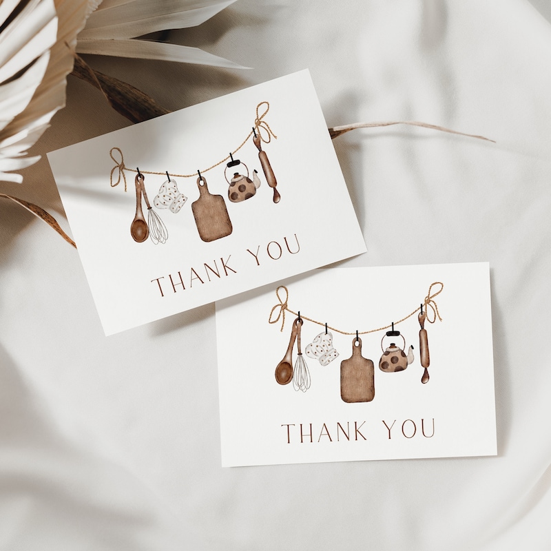 Chef Thank You Card - Etsy