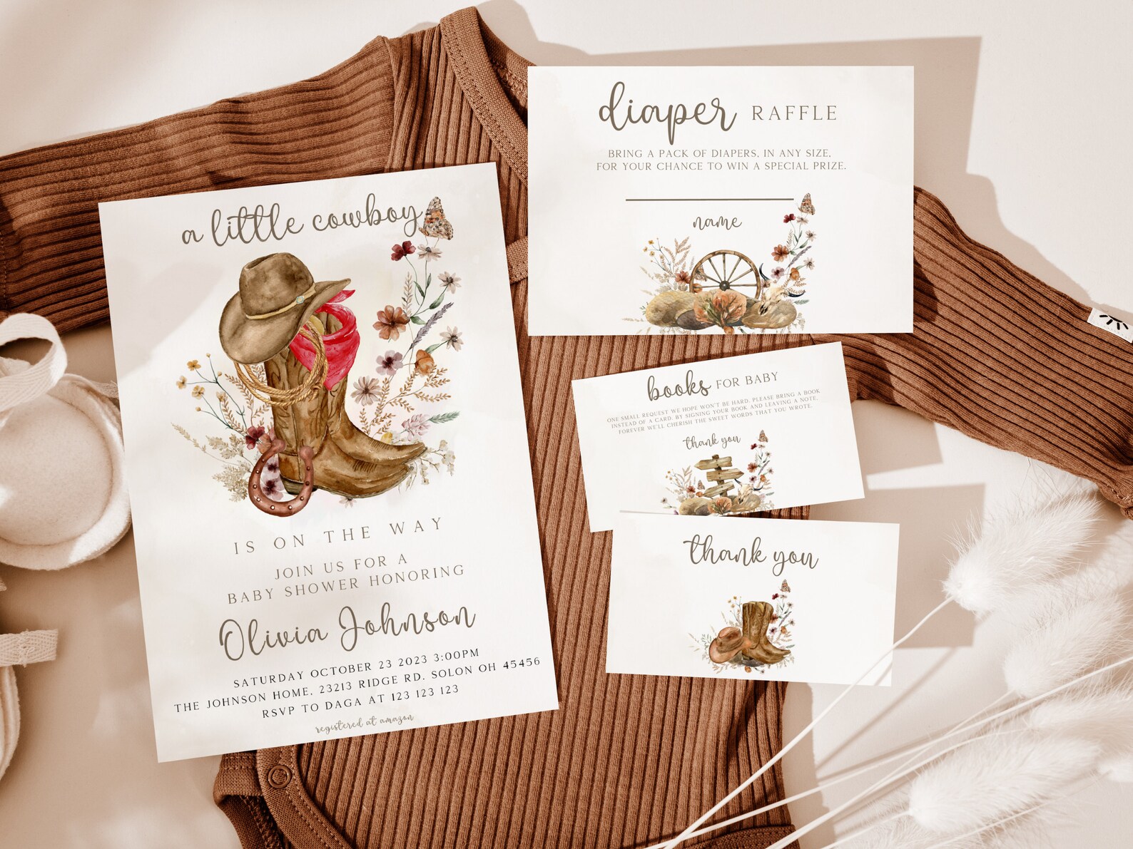 Cowboy Favor Tags, Rodeo Thank You Tags, Western Gift Birthday Tags ...