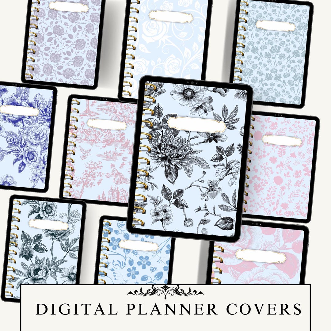 Goodnotes Covers, Digital Notebook Cover, Patterns Notebook Cover ...