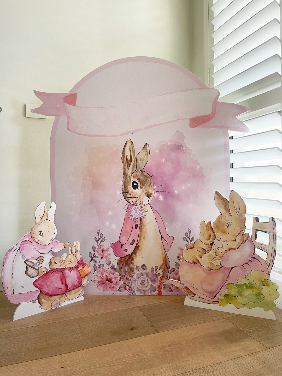 Flossy Rabbit Backdrop Set - Etsy Australia