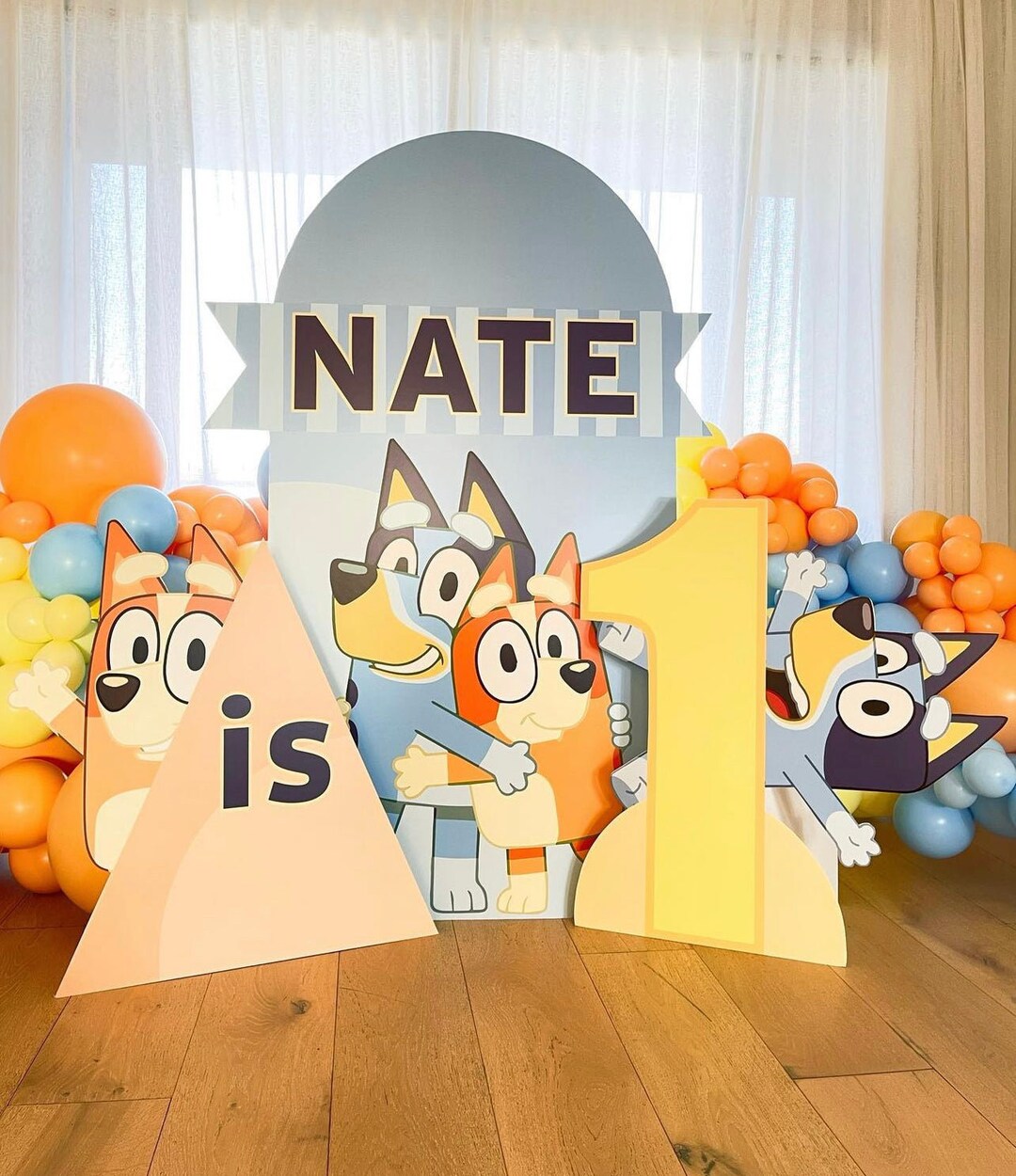 Bluey Arch Set Backdrop Cutout - Etsy