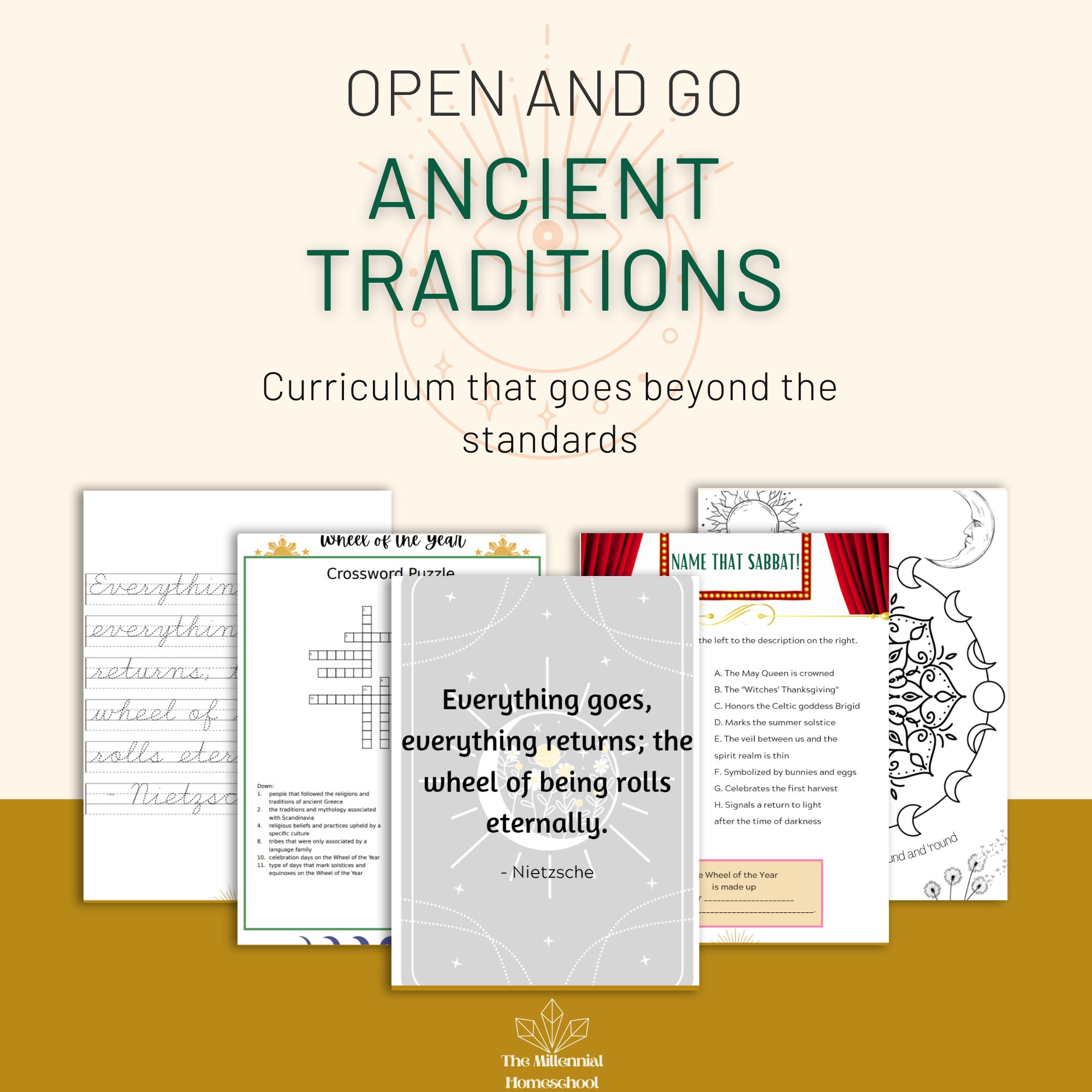 Wheel of the Year Unit Study - Ancient Traditions - History, Language ...