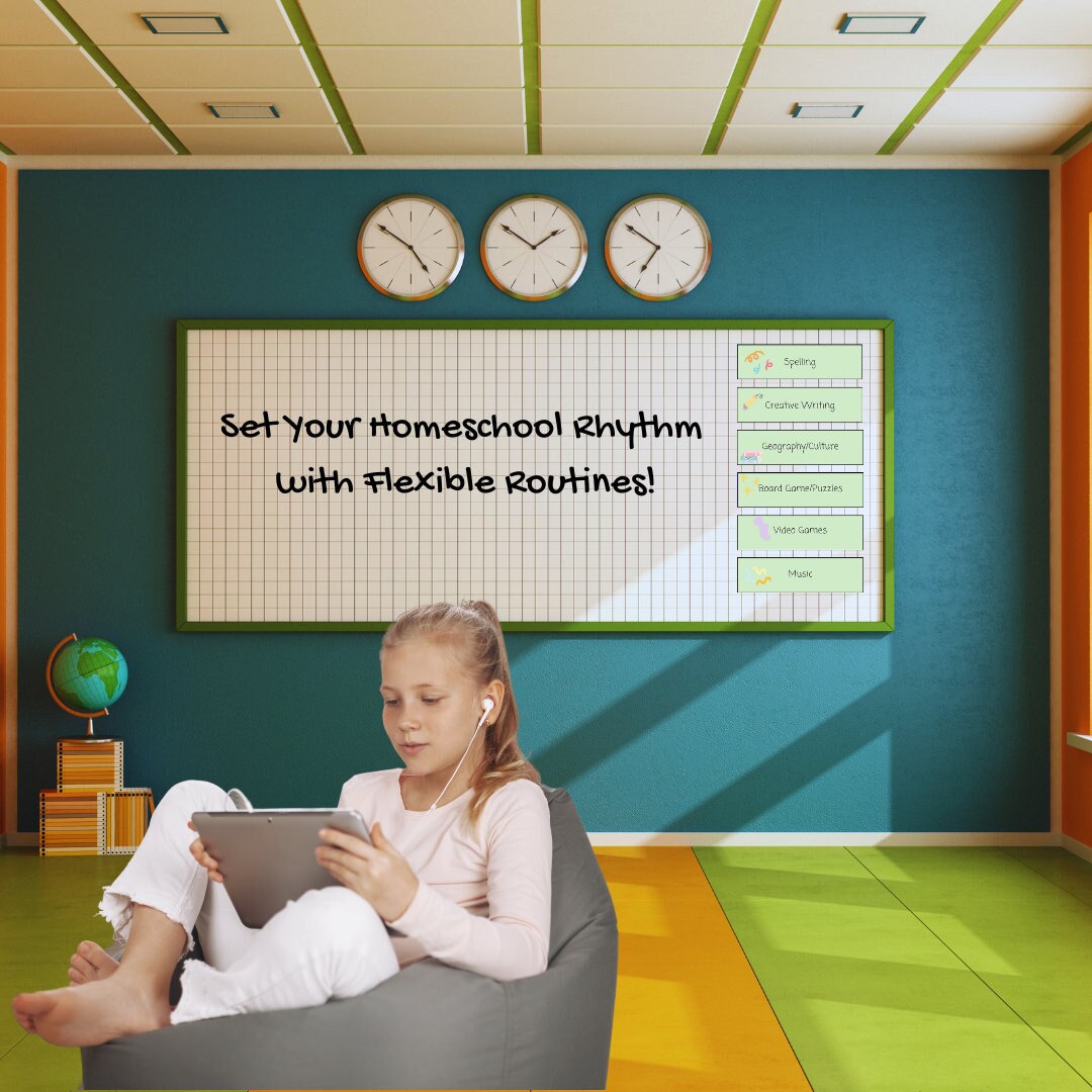 Visual Homeschool Schedule Magnets - Homeschool Schedule - Homeschool ...