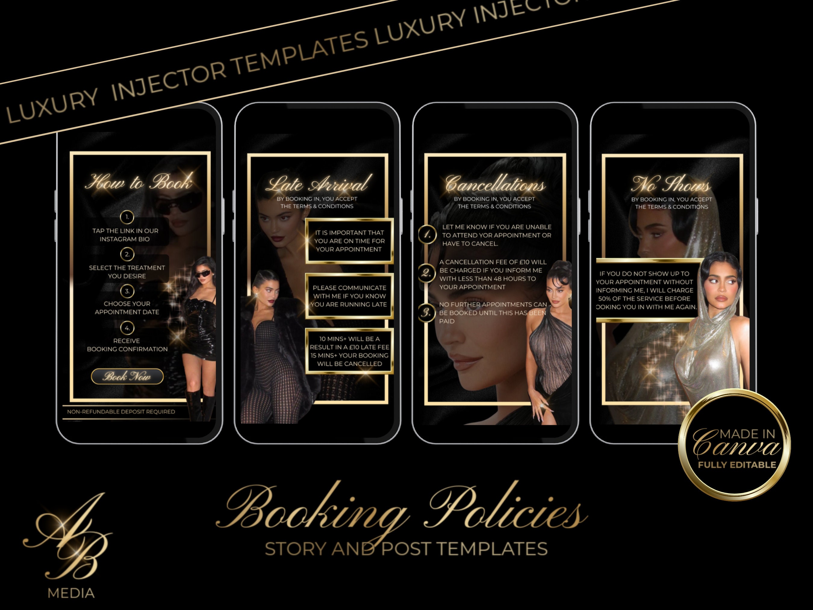 Luxe Beauty Salon Booking Policies, Cancellation Policy, Luxury ...