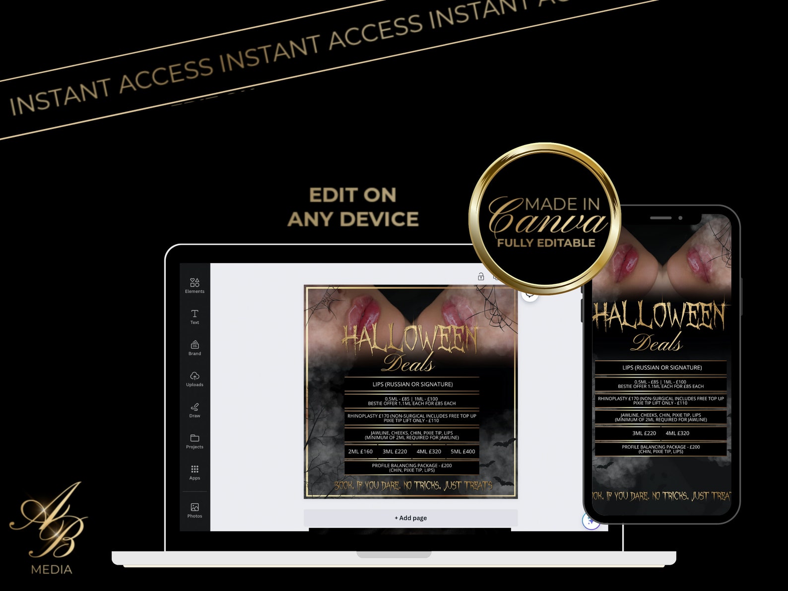 Halloween Sale Flyer, Bookings Available, October Deals Spooky Flyer ...