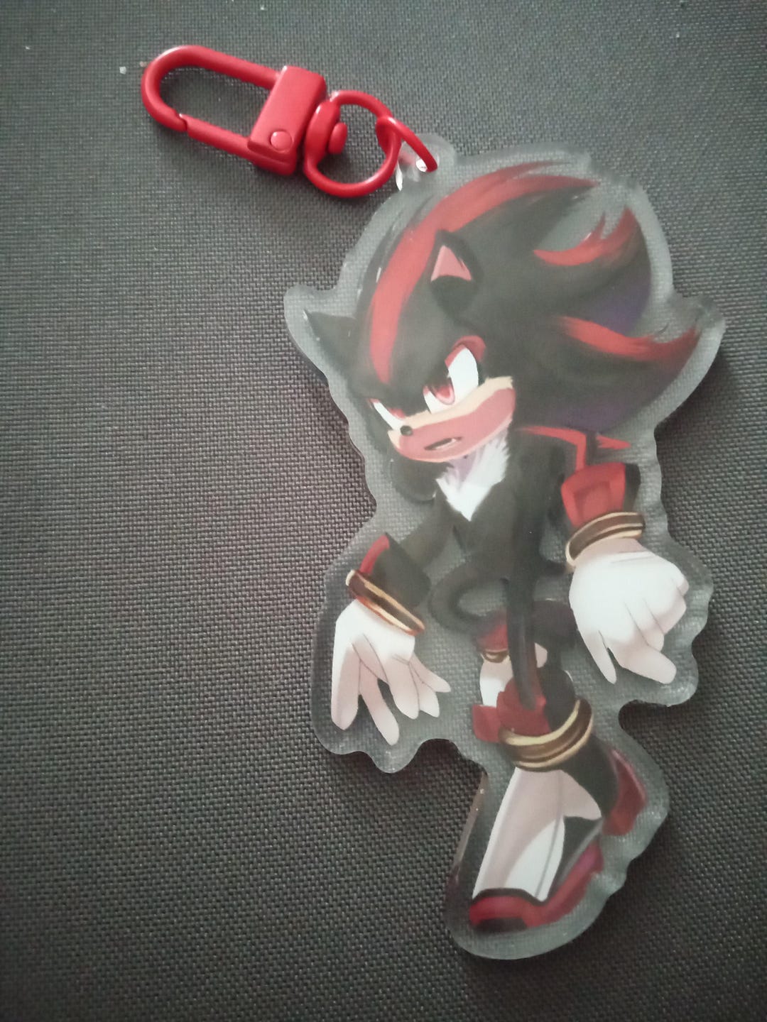 Shadow the Hedgehog Keychain - Etsy