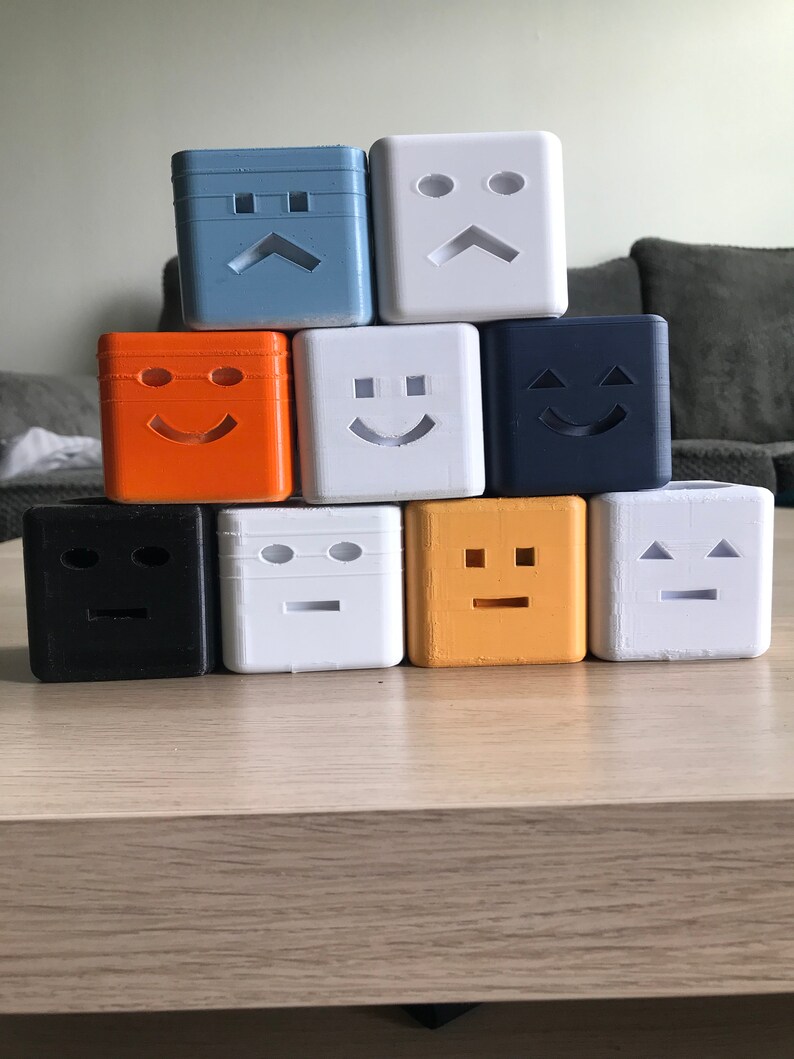 Mood Cubes, Emotion Cubes, Gift Idea, Minimalist Decor, Home Decor ...