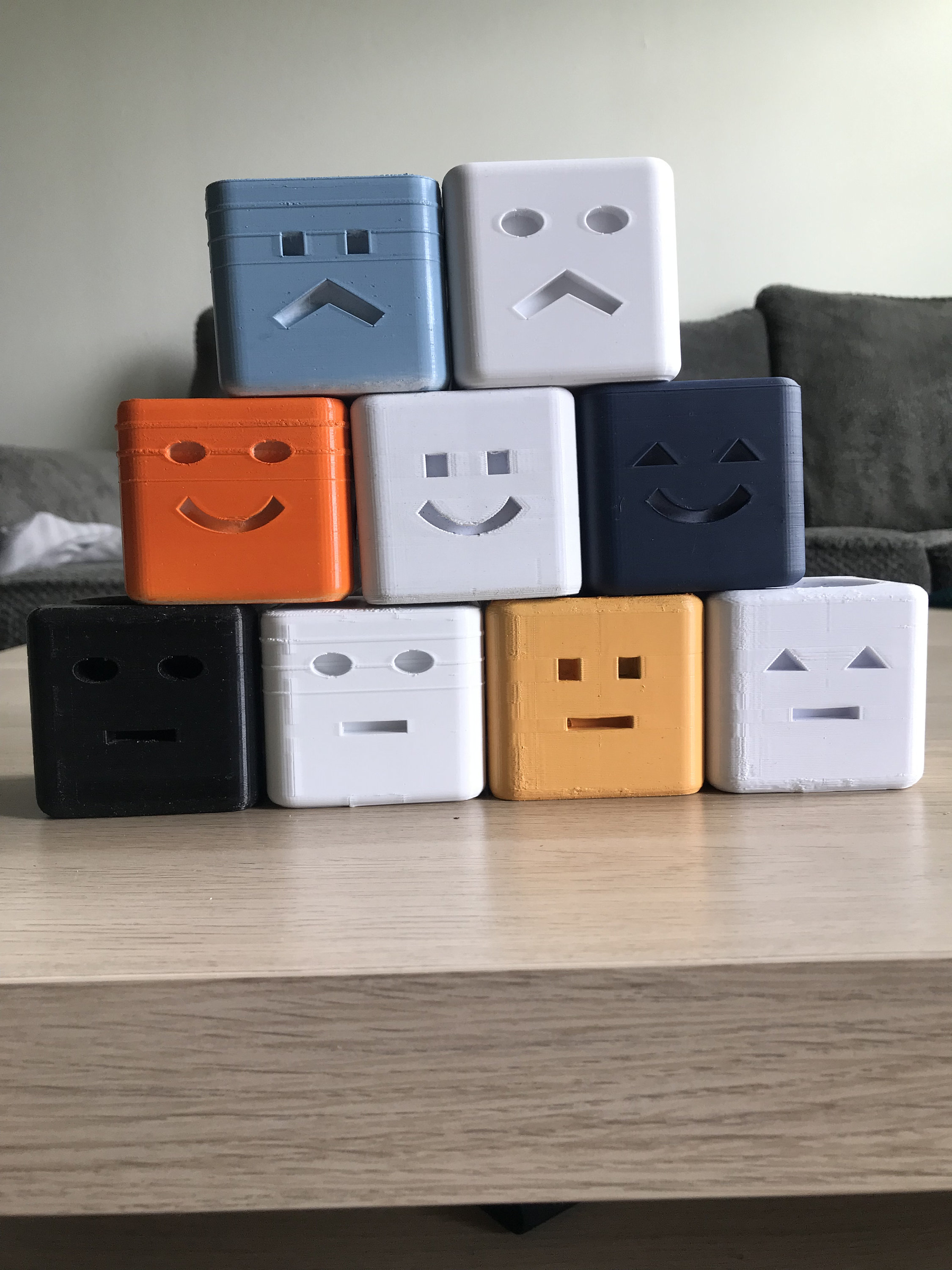 Mood Cubes, Emotion Cubes, Gift Idea, Minimalist Decor, Home Decor ...