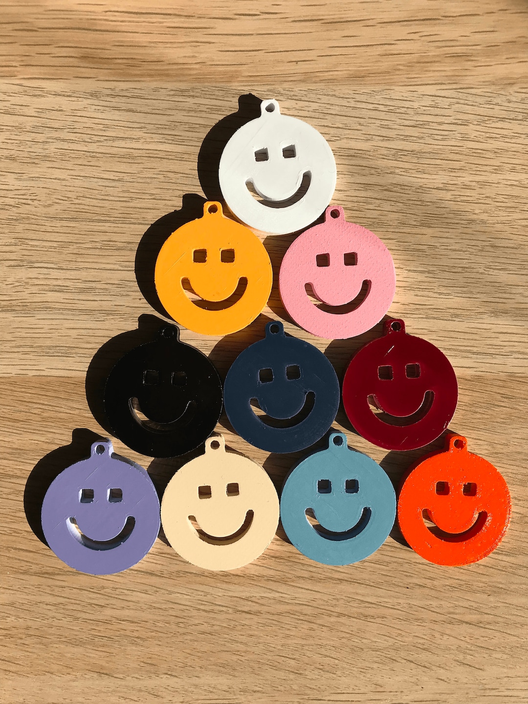 Smile Keychain, Bag Tags, Luggage Tags, Gifts for a Loved One, Presents ...