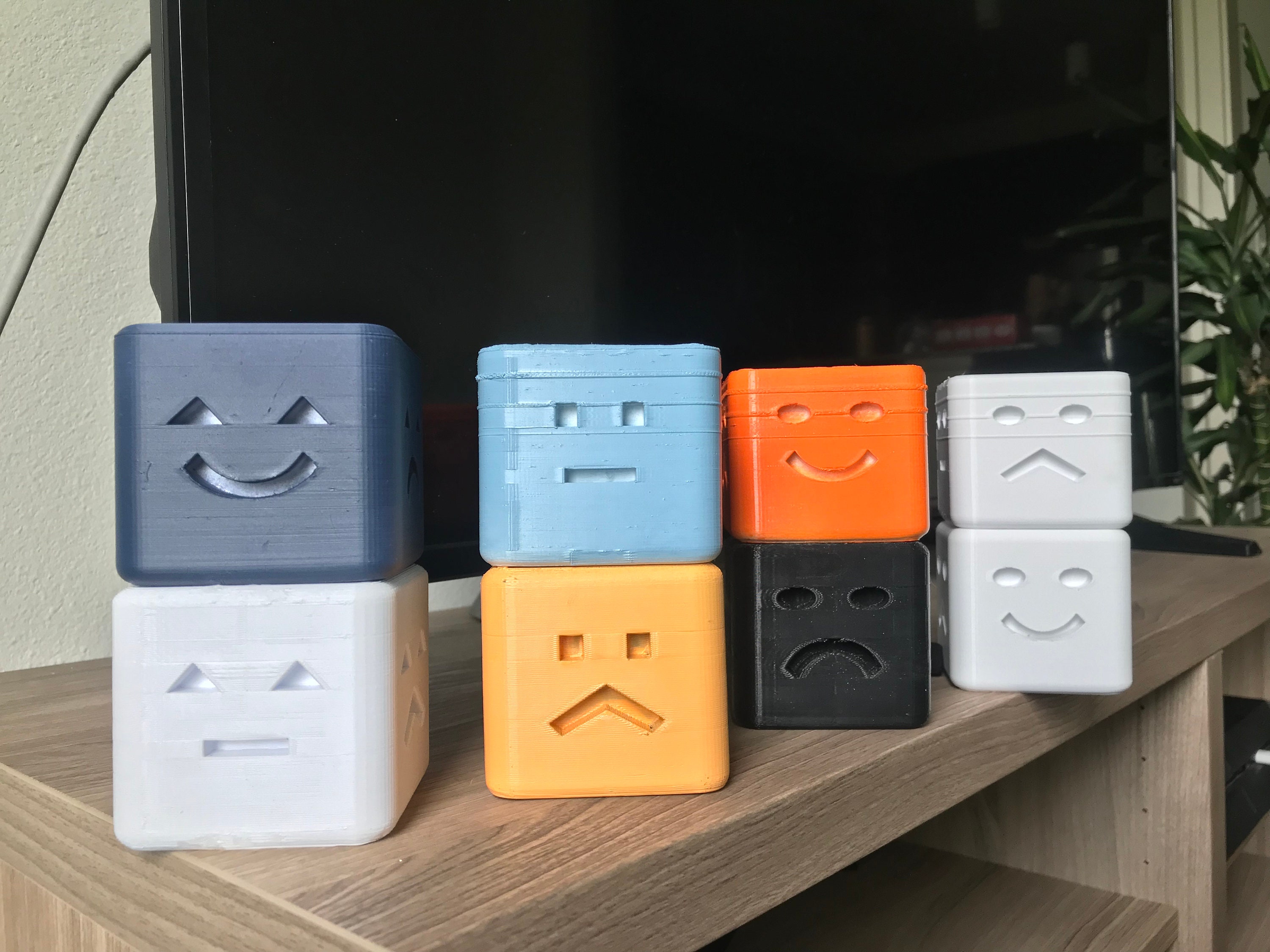 Mood Cubes, Emotion Cubes, Gift Idea, Minimalist Decor, Home Decor ...