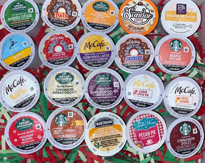 10 K-cups Coffee Lovers Gift Box K-cup Variety Box 10 K-cups - Etsy