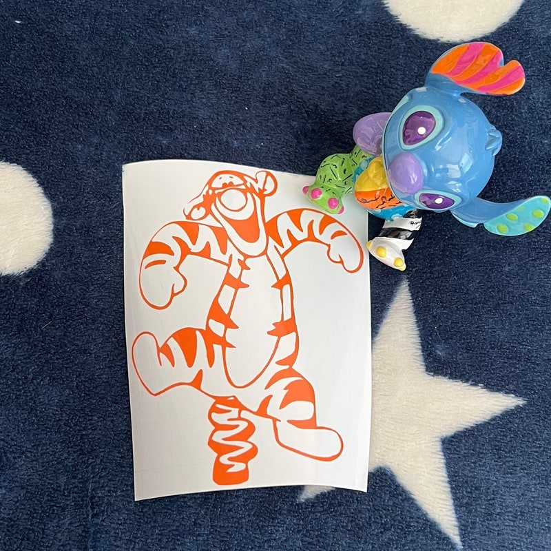 Tigger Vinyl Sticker Car - Etsy
